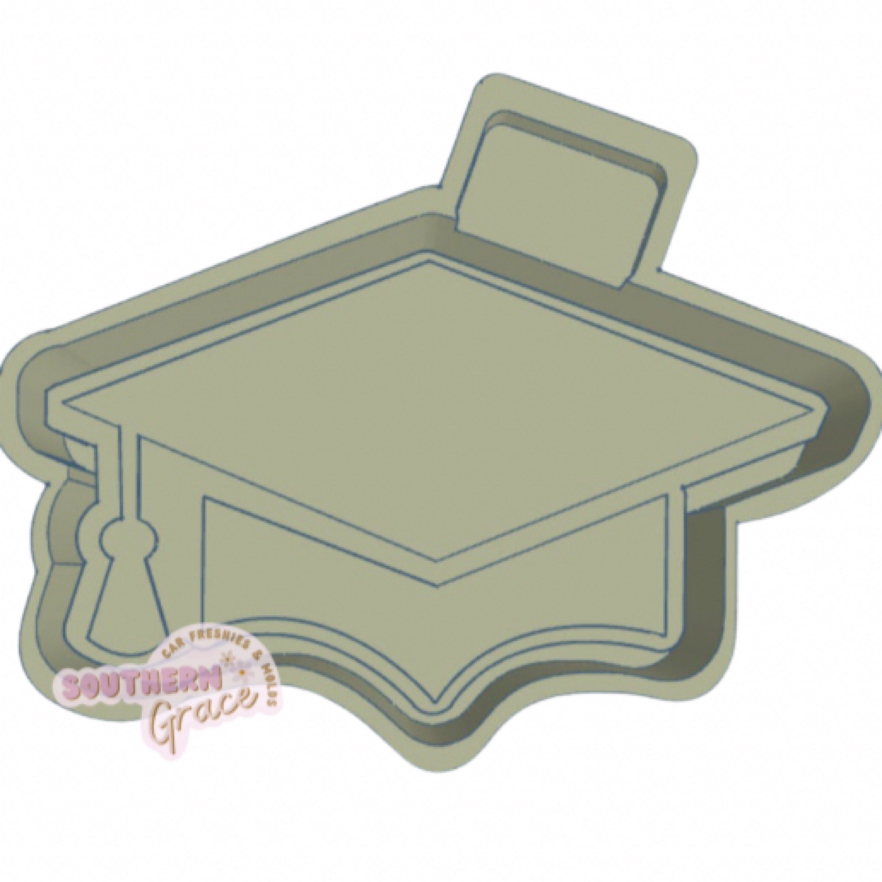 Graduation Cap Freshie Mold | Southern Grace Scents Freshies and Molds