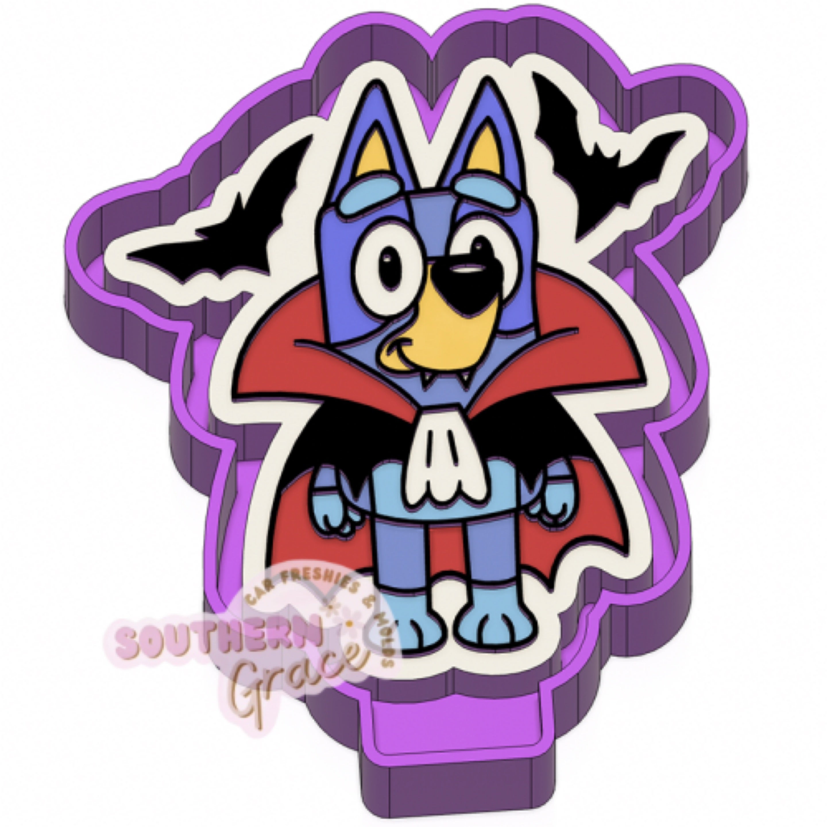 Halloween Bluey Freshie Mold | Southern Grace Scents Freshies and Molds