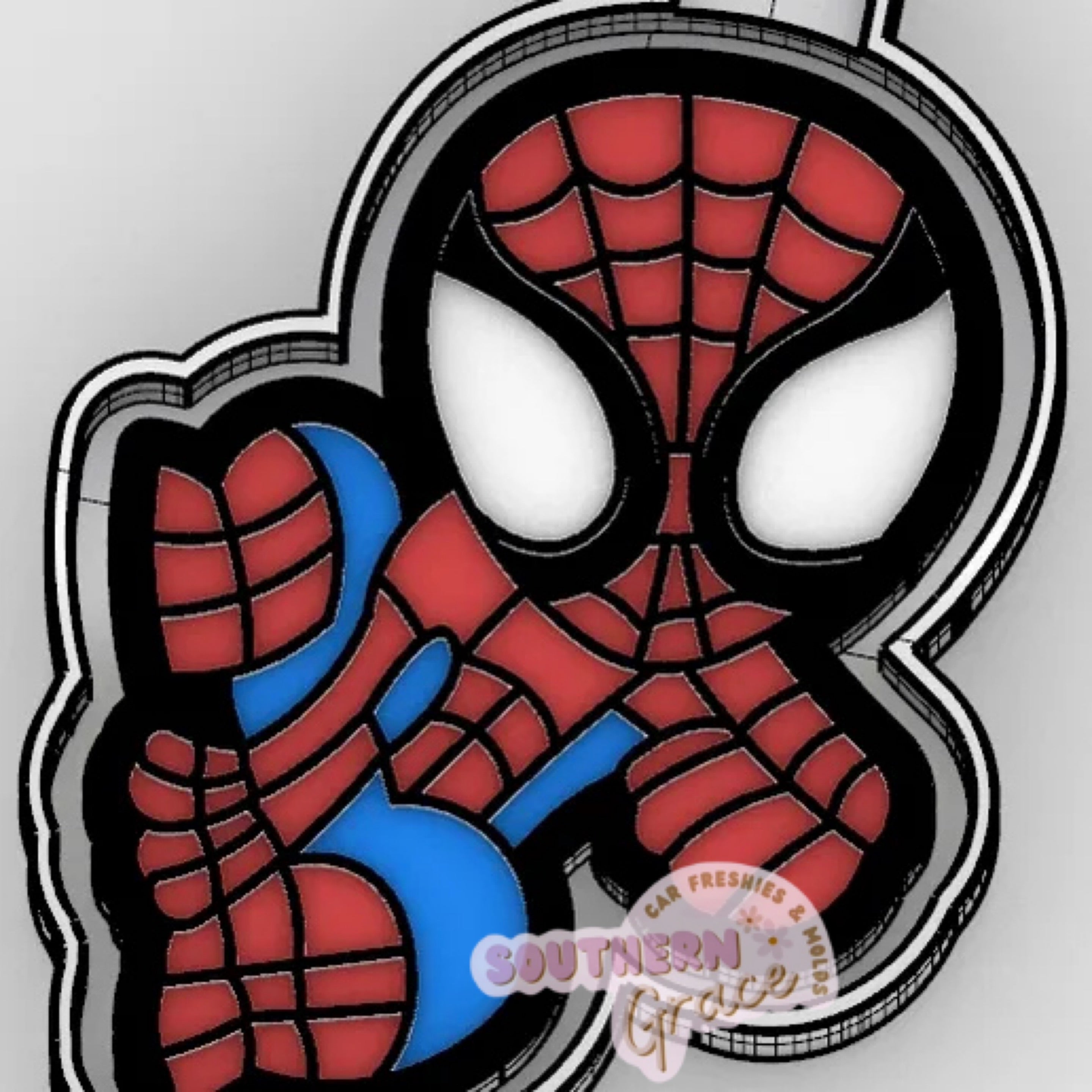 Spider Man Freshie Mold | Southern Grace Scents Freshies and Molds